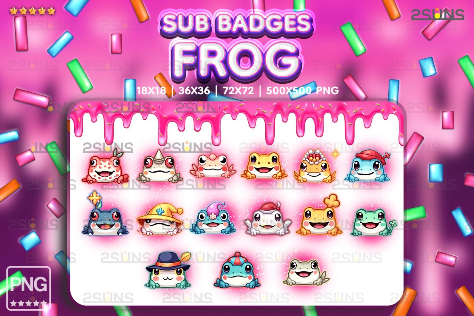 15 Frogs Sub Badges, Toad Twitch Badges, Frogling Sub Badge, Badges for ...