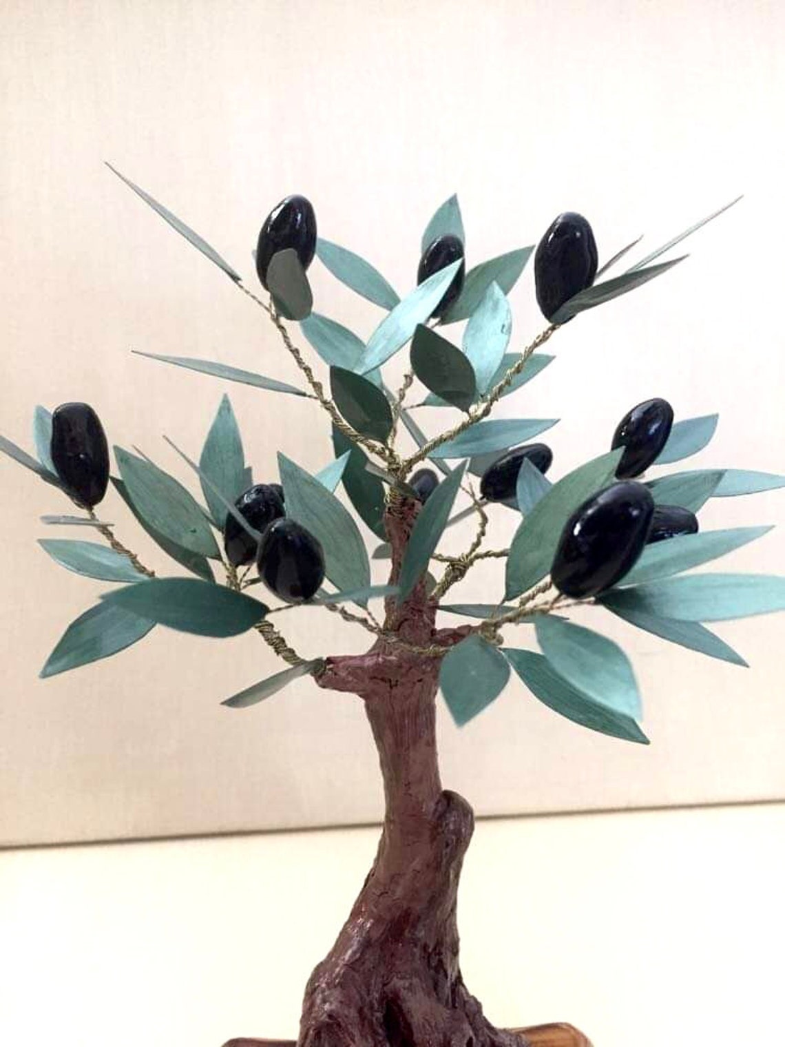 Olive Tree in Natural Shades Olive Tree Sculpture Art Deco - Etsy