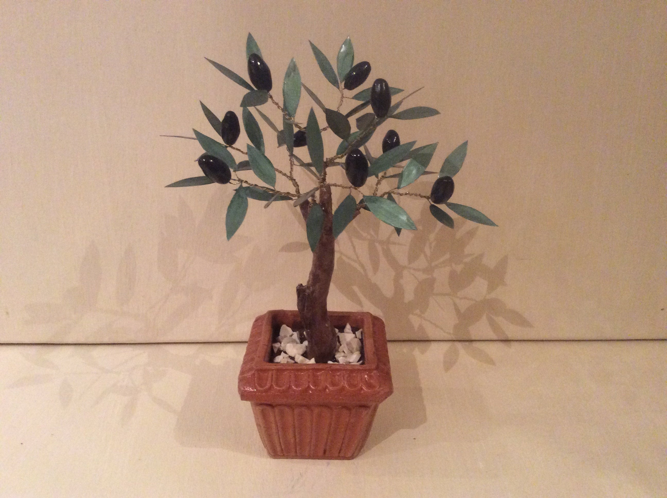 Olive Tree in Clay Pot Home Decor Decoration Gift Art Deco | Etsy