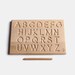 Double-sided Alphabet Tracing Board Solid Wood - Etsy