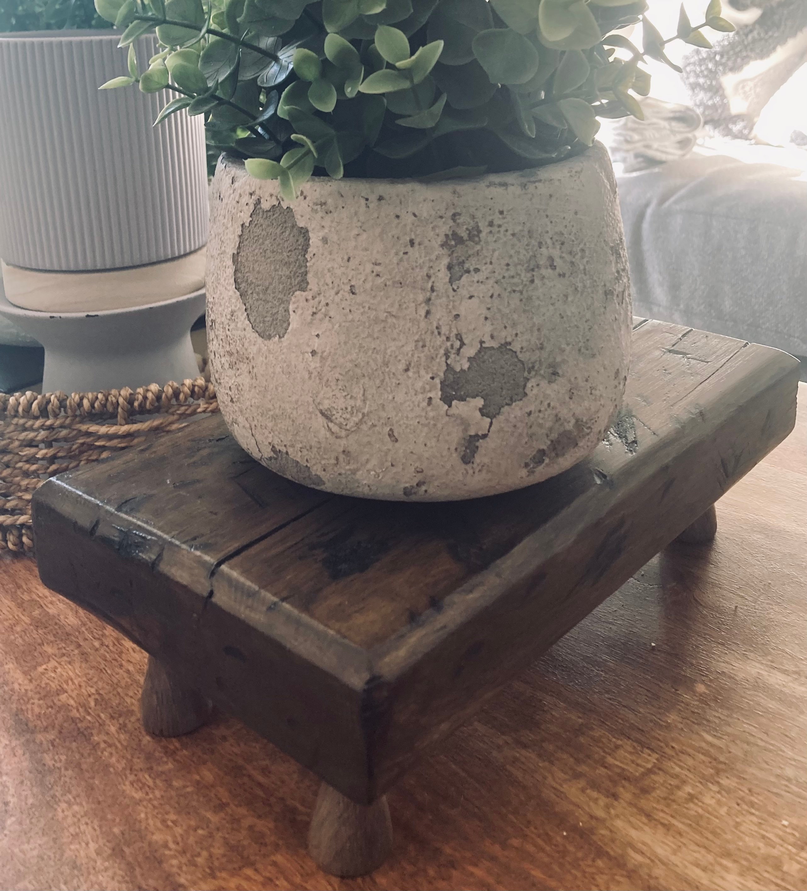 Rustic Wooden Display Stand / Riser. Soap Stand. Decorative Raised Tray ...