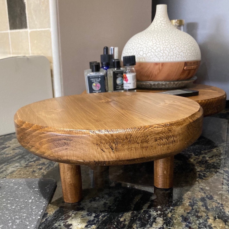 White Wood Plant Pot Stand - Etsy UK