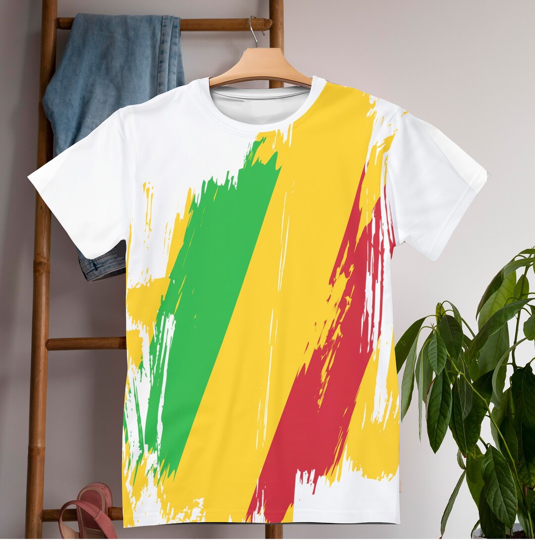 Mali Flag T-shirt | All Over Print Unisex Tee - Etsy
