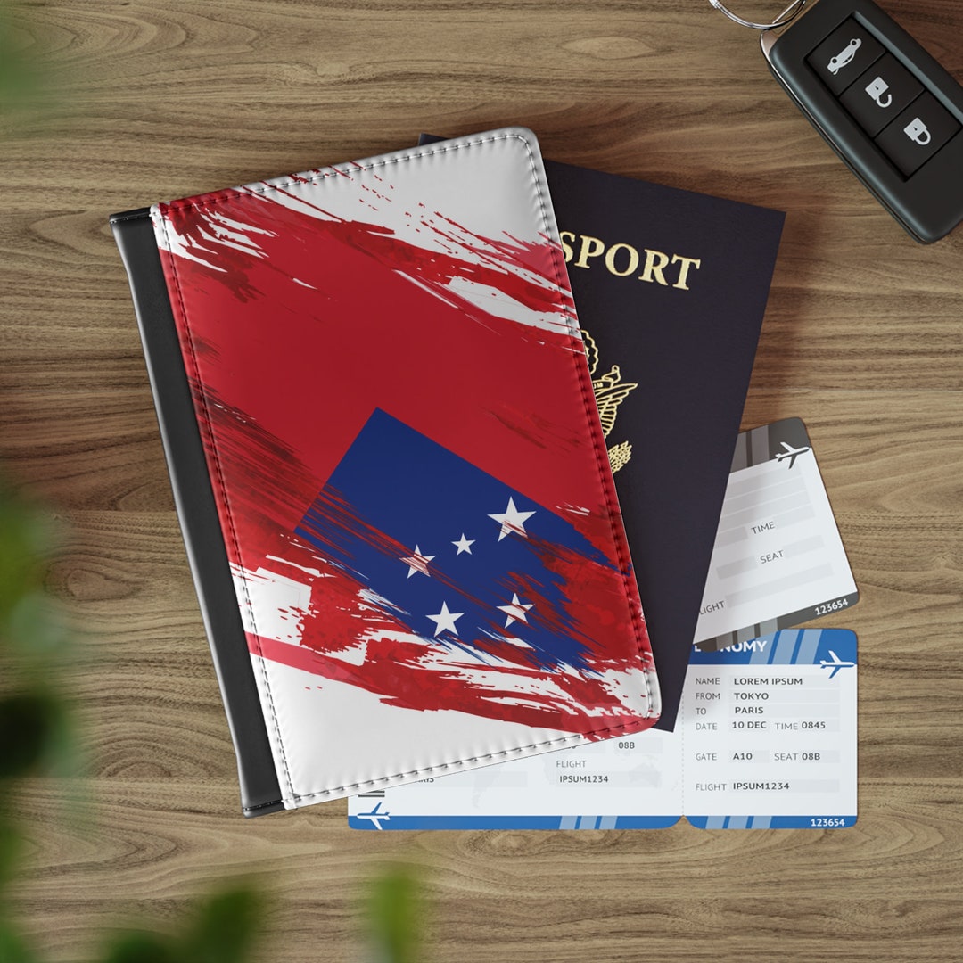Samoa Flag Passport Holder, Traveler's and Expats' Essential, Study ...