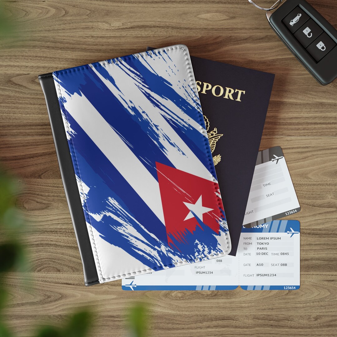 Cuba Flag Passport Holder, Traveler's and Expats' Essential, Study ...