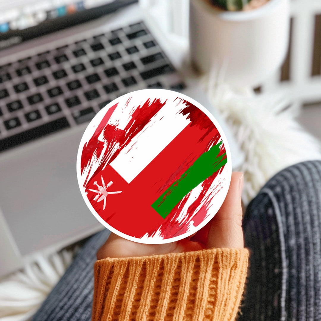 Oman Flag Sticker, Premium Vinyl, Indoor/outdoor Decal - Etsy