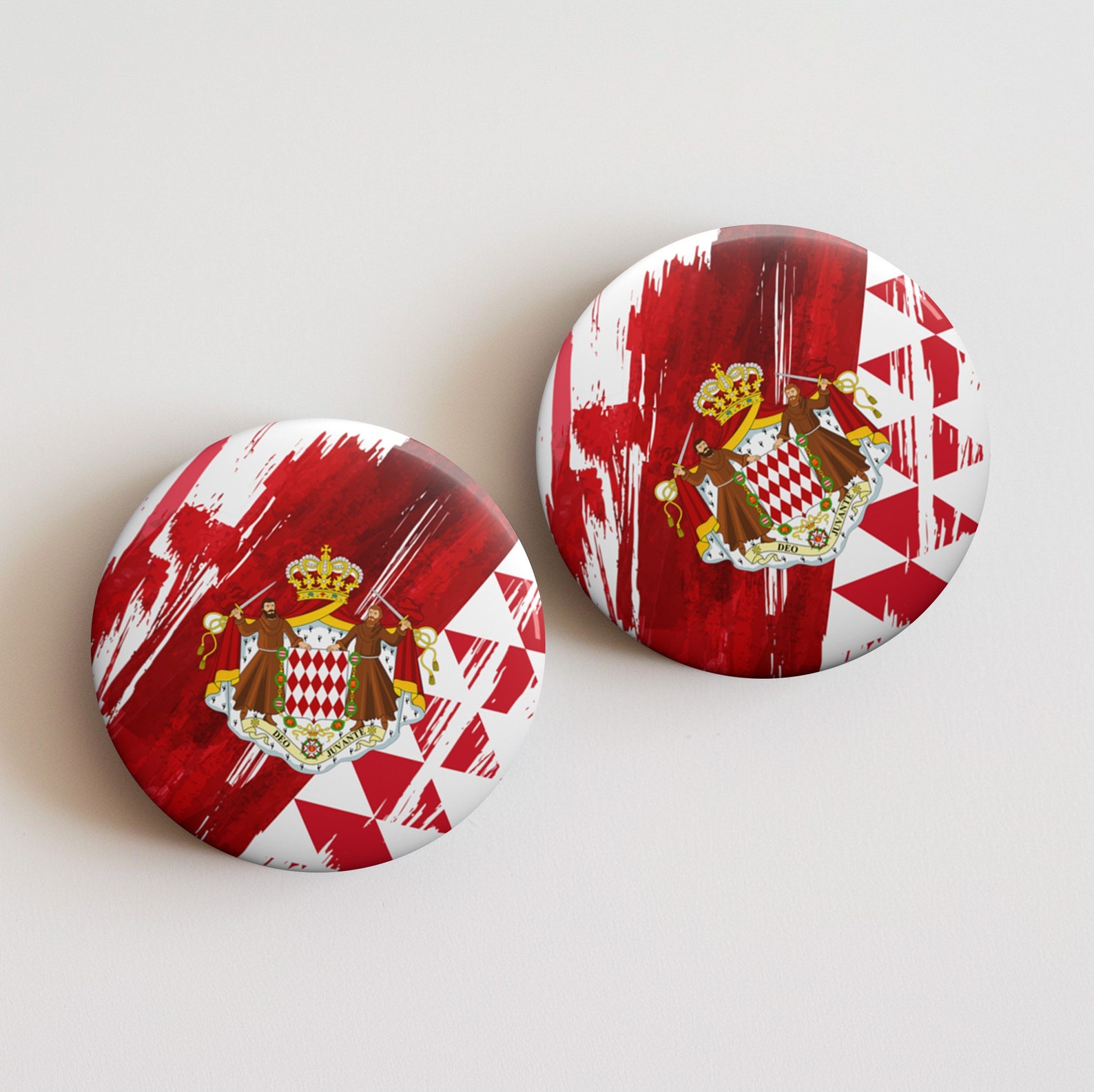 Monaco Flag Pin Button – Patriotic Collectible Badge - Etsy