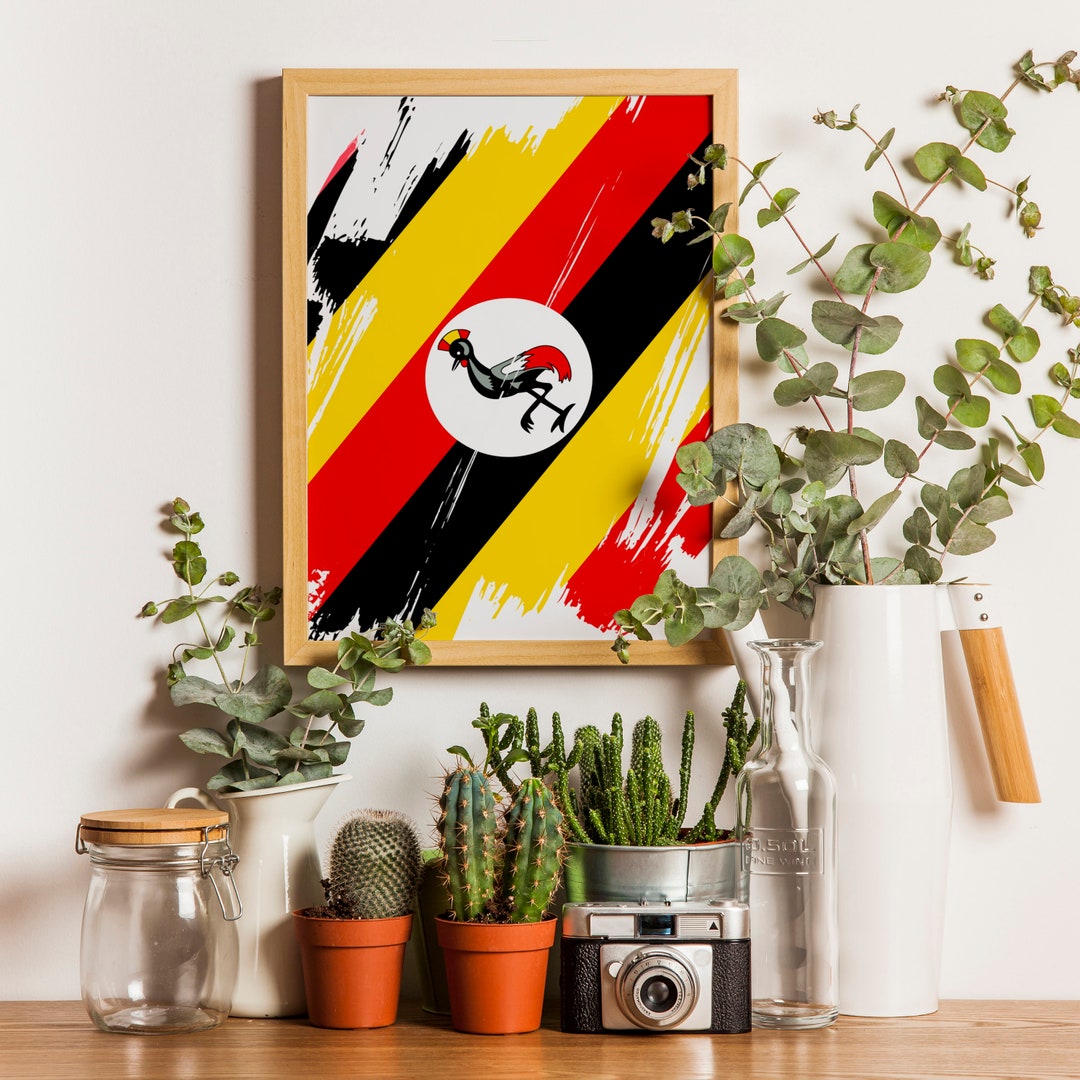 Uganda Flag Art Print | Patriotic Home Decor (unframed) - Etsy