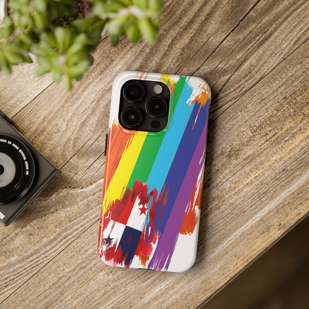 Panama Flag Rainbow iPhone Case, LGBTQ Pride, Tough Phone Cover - Etsy