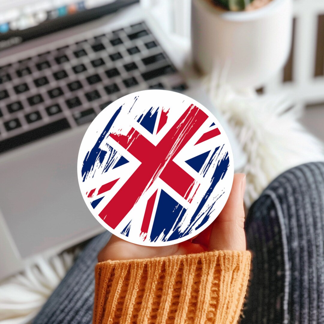 United Kingdom Flag Sticker, Laptop Sticker, Helmet Sticker, Guitar ...