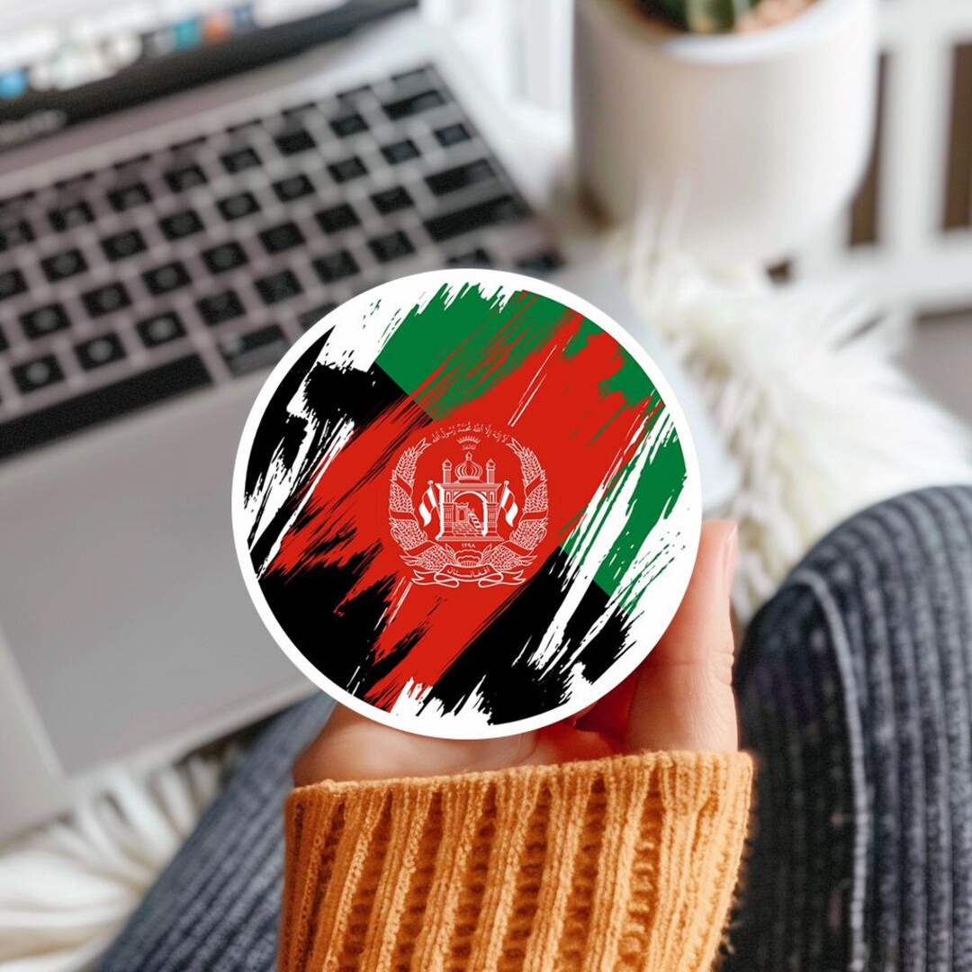 Afghanistan Flag Sticker, Premium Vinyl Decal - Etsy