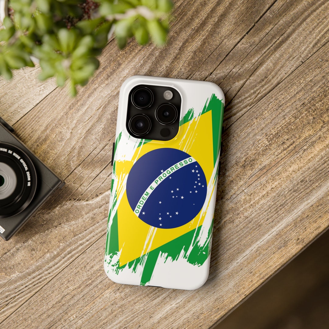 Brazil Flag iPhone Case, National Pride, Tough Phone Cover - Etsy