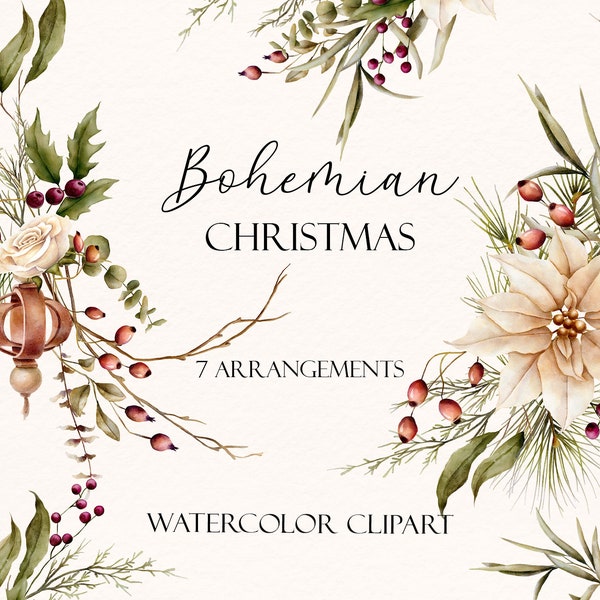 Christmas Floral Arrangements - Etsy