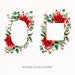 Christmas Watercolor Clipart. 6 Hand Painted Frames Borders - Etsy