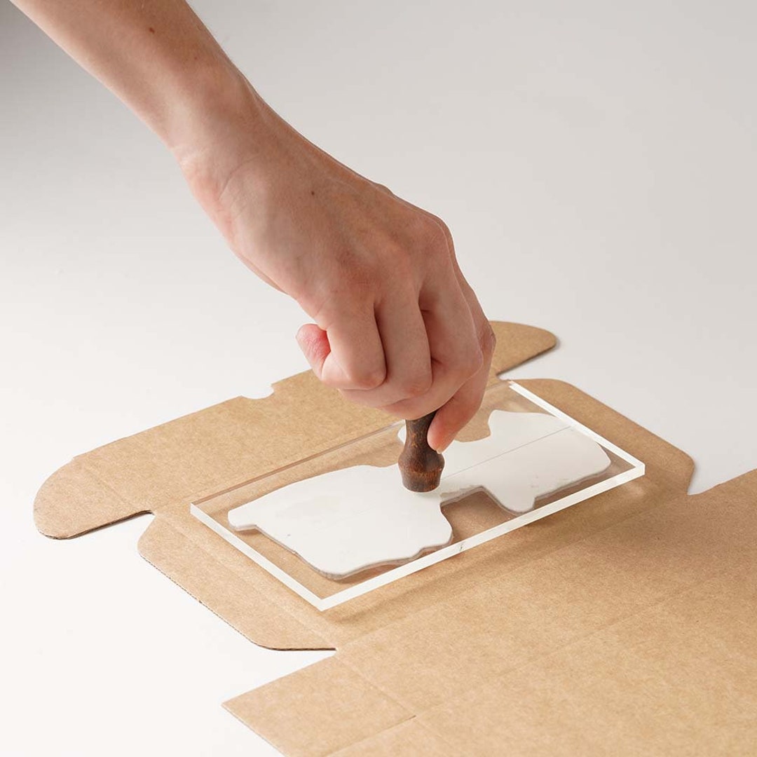 Large Custom Stamp - Large Packaging Stamp - Large Logo Stamp - Made ...