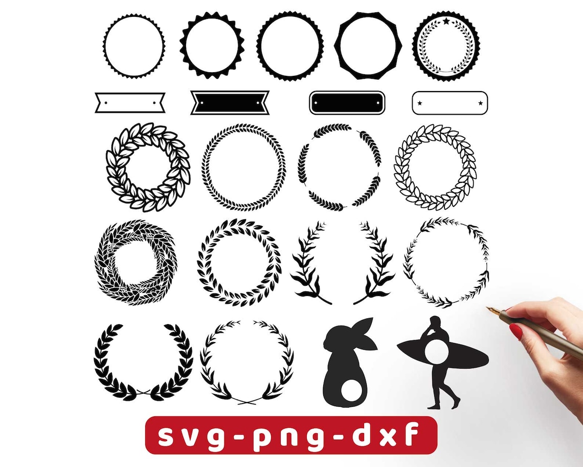 Fancy Monogram SVG Monogram SVG Digital Download for Cricut - Etsy