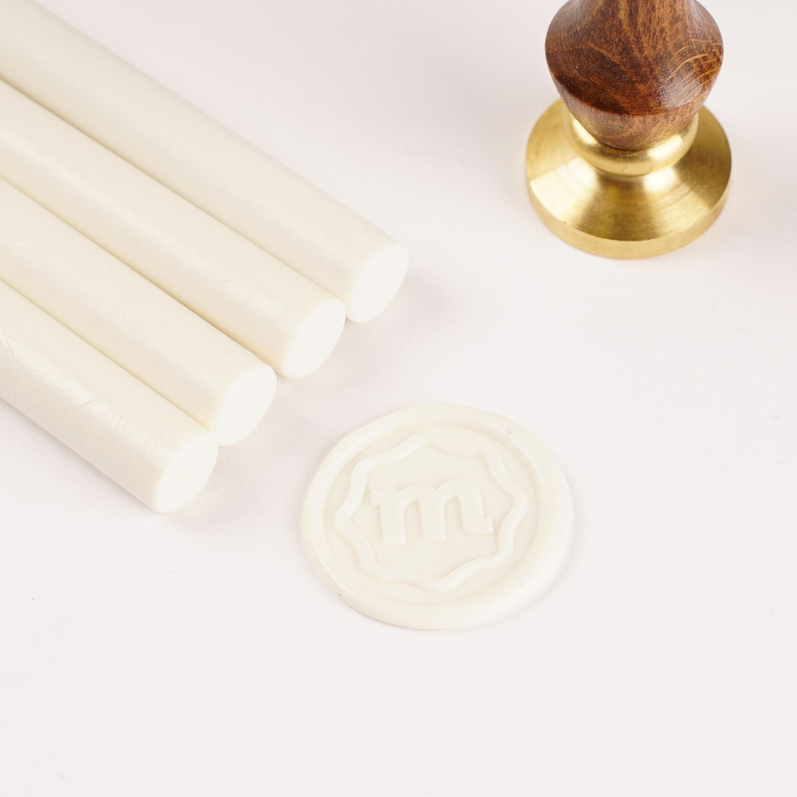White Wax Seal Sticks Pack of 8 Sticks Wax Sealing Sticks - Etsy