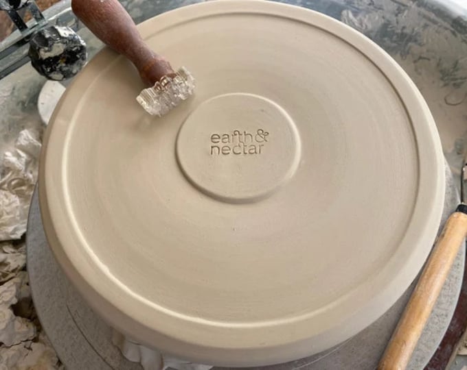 Custom Pottery Stamp, Pottery Signature Stamp, Custom Pottery Initials ...