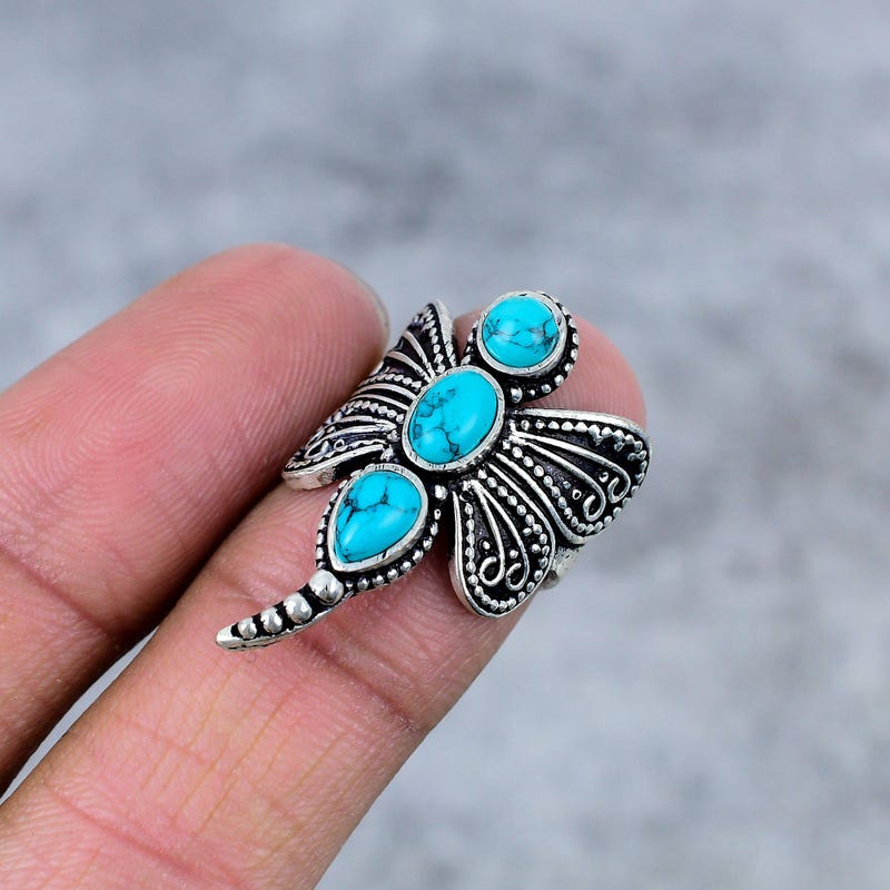 Turquoise Dragonfly - Etsy