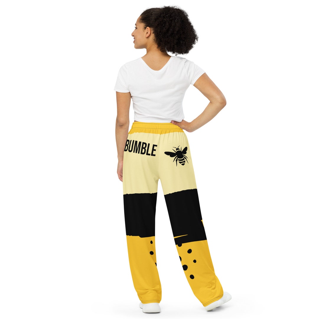 Bumble Bee Butt- All Over Print Unisex Wide-leg Pants - Etsy
