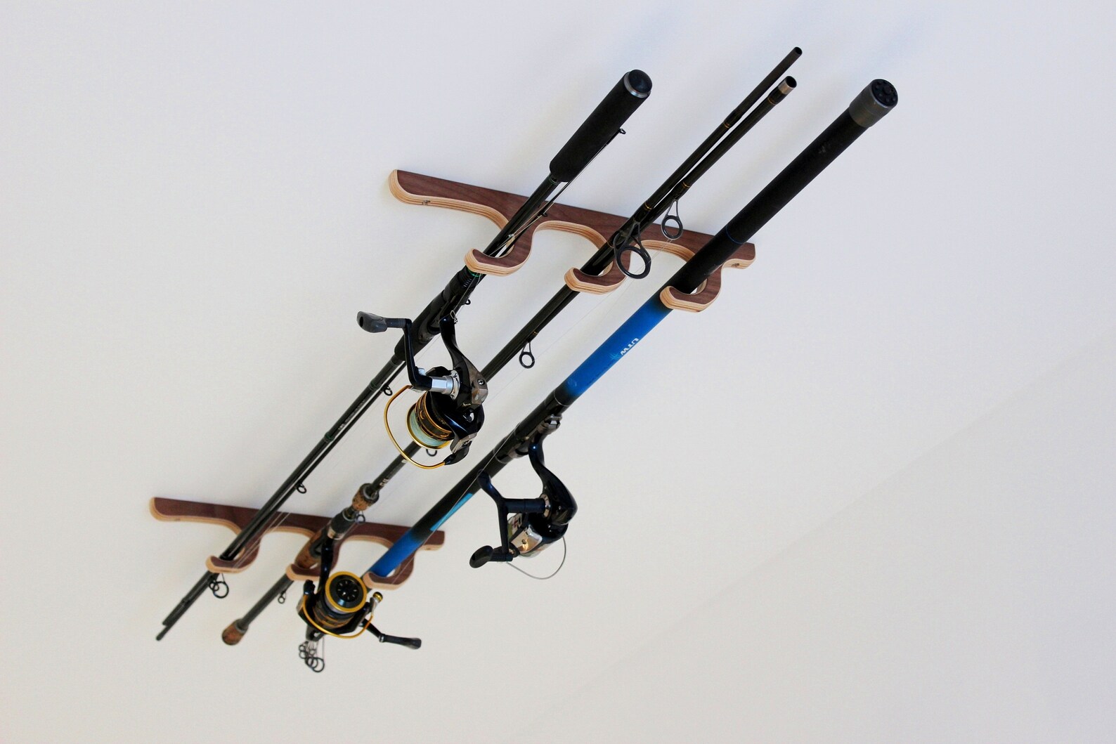 Fishing Rod Rack Wall / Ceiling Mounted Organizer Birch - Etsy