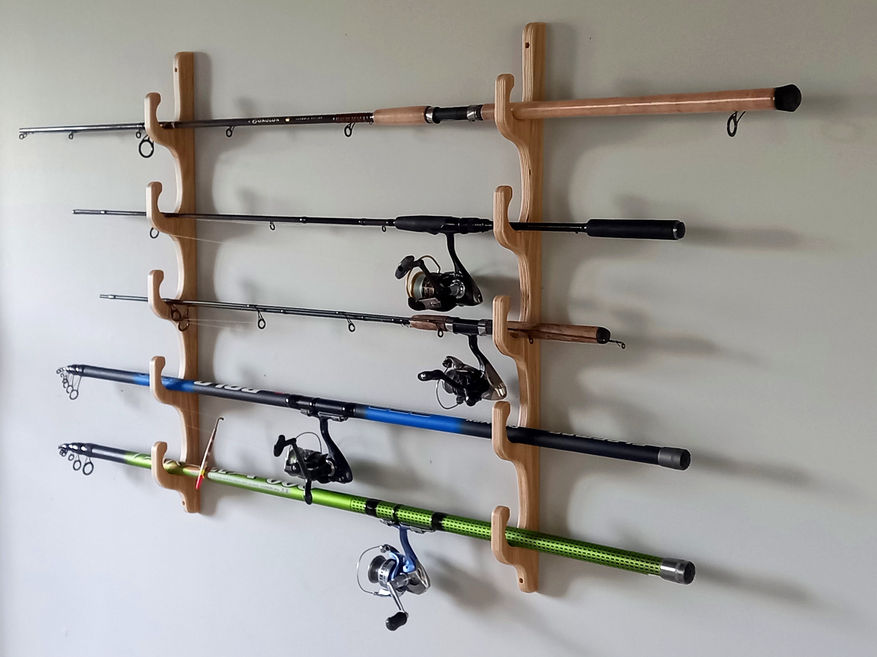 Fishing Rod Holder / Fishing Rod Rack / Wall / Ceiling Mounted - Etsy
