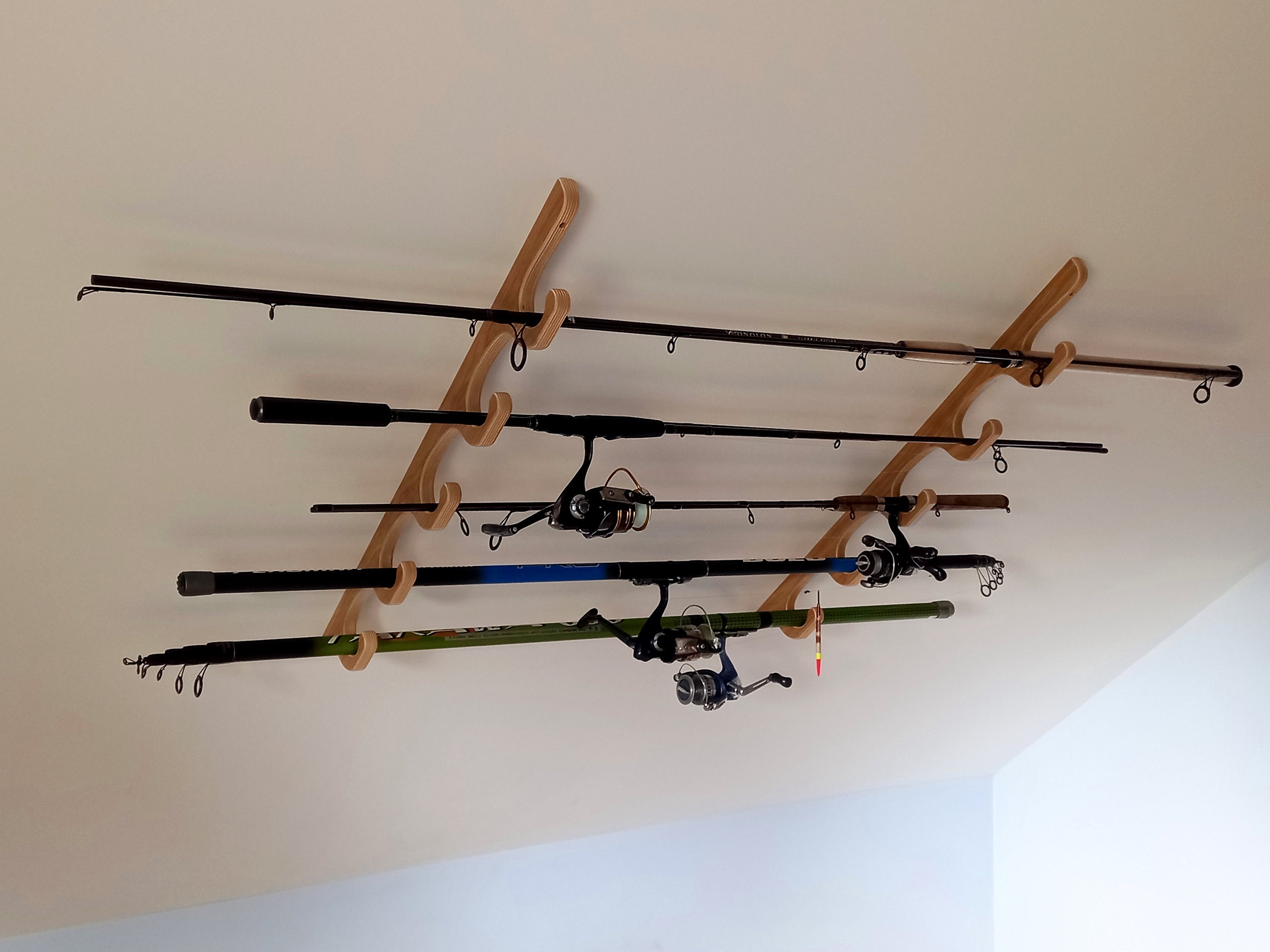Fishing Rod Holder / Fishing Rod Rack / Wall / Ceiling Mounted - Etsy