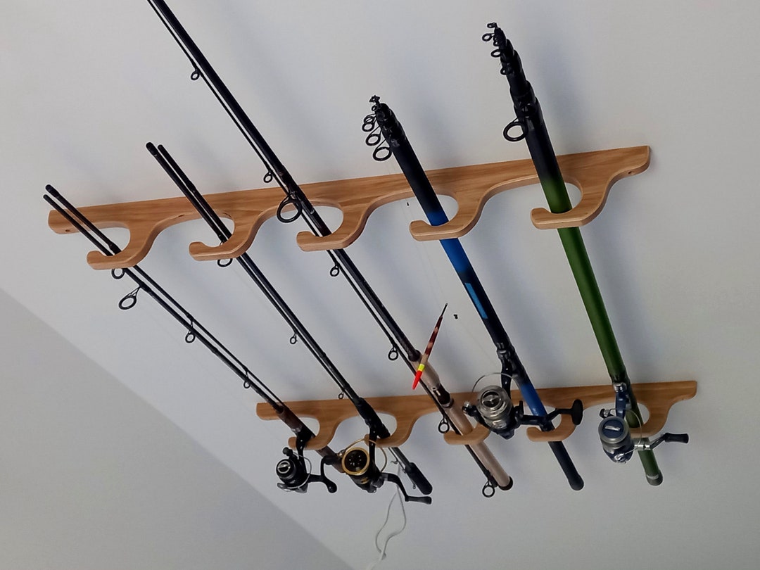 Fishing Rod Holder / Fishing Rod Rack / Wall / Ceiling Mounted - Etsy