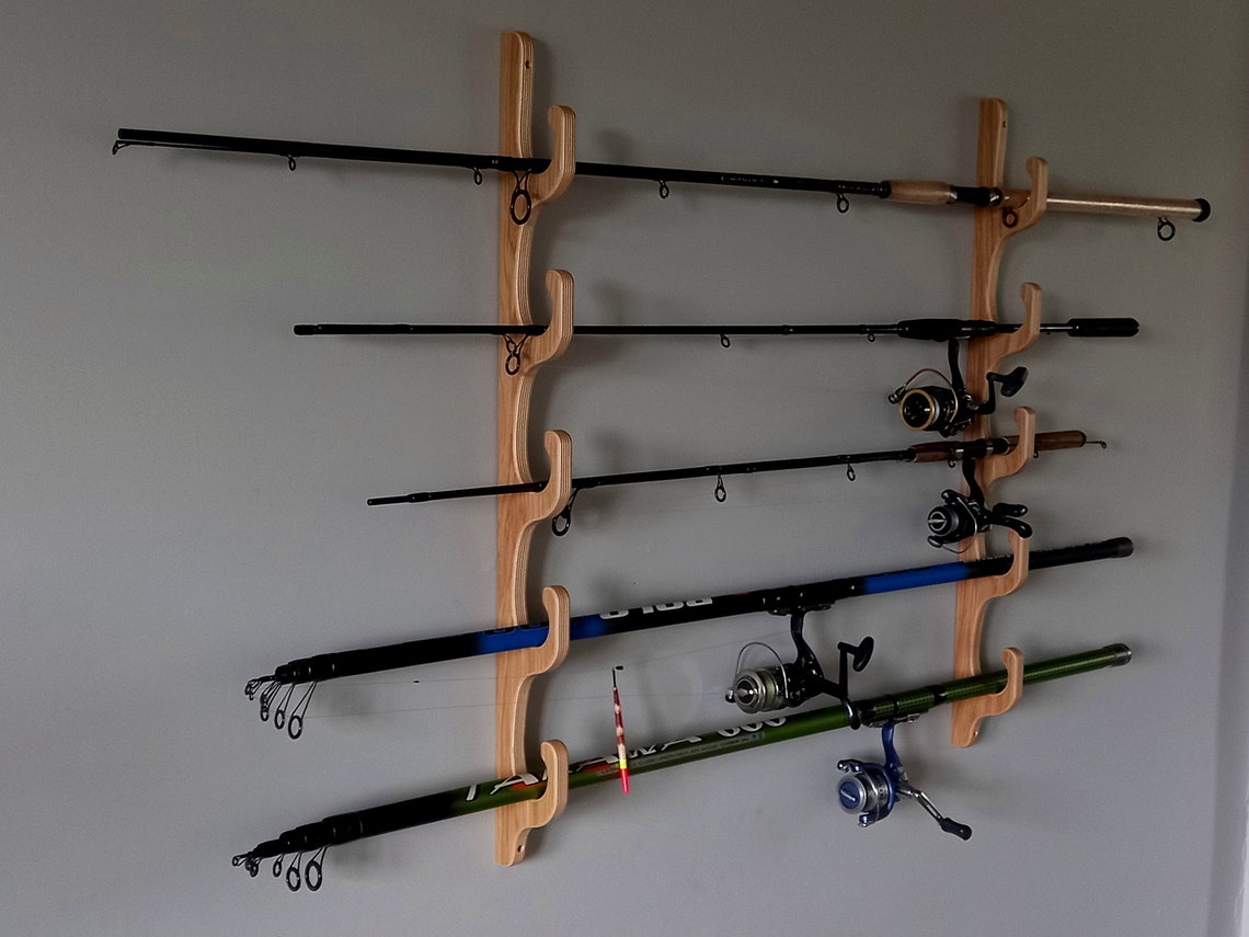 Fishing Rod Holder / Fishing Rod Rack / Wall / Ceiling Mounted - Etsy
