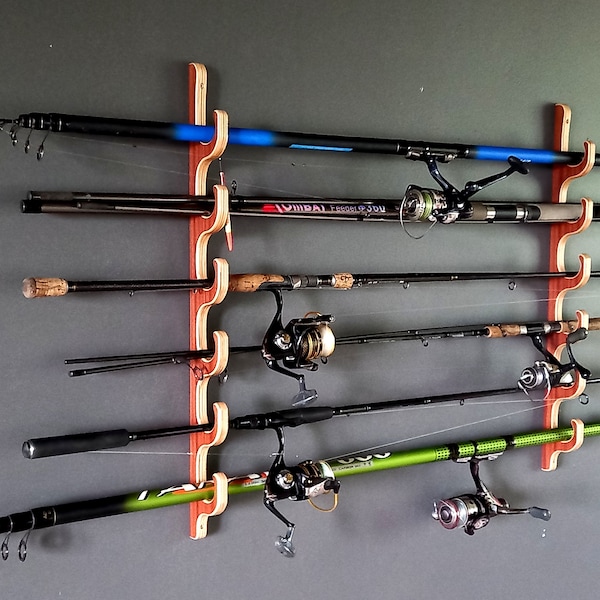Fishing Rod Wall Mount - Etsy