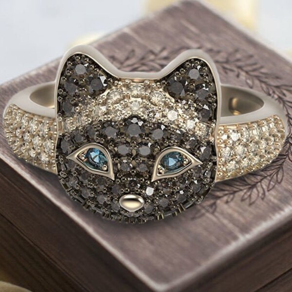 Cat Ring - Etsy