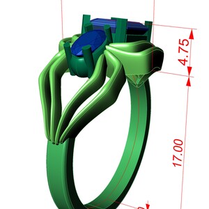 14kt Gold Over Emerald Spider Ring Victorian Jewelry Silver Spider Ring ...