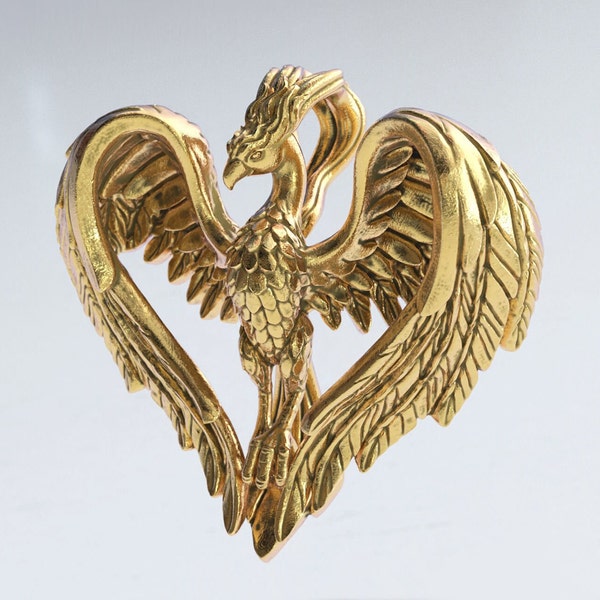 Phoenix Charm - Etsy