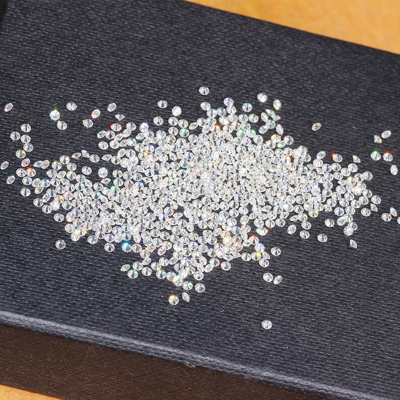 Loose Colorless Moissanite VVS-FG Clarity & Color Moissanite - Etsy