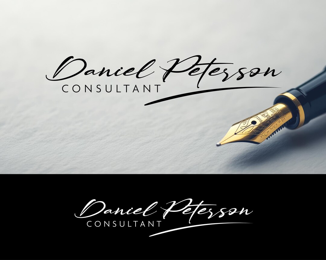 Customised Signature Business Logo Design With or Without Tagline ...