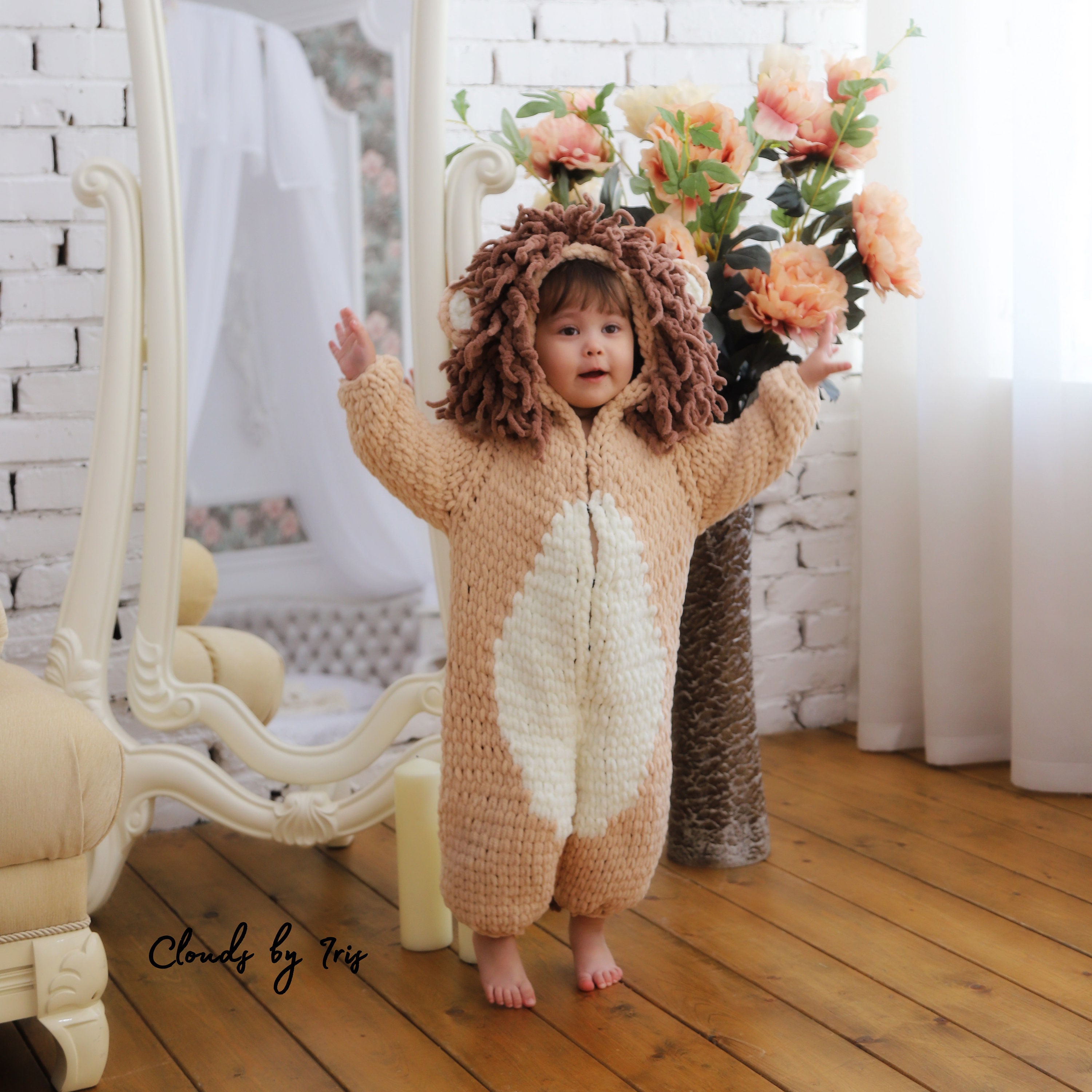 Kigurumi LION Pattern Finger Knitting Pattern PDF - Etsy
