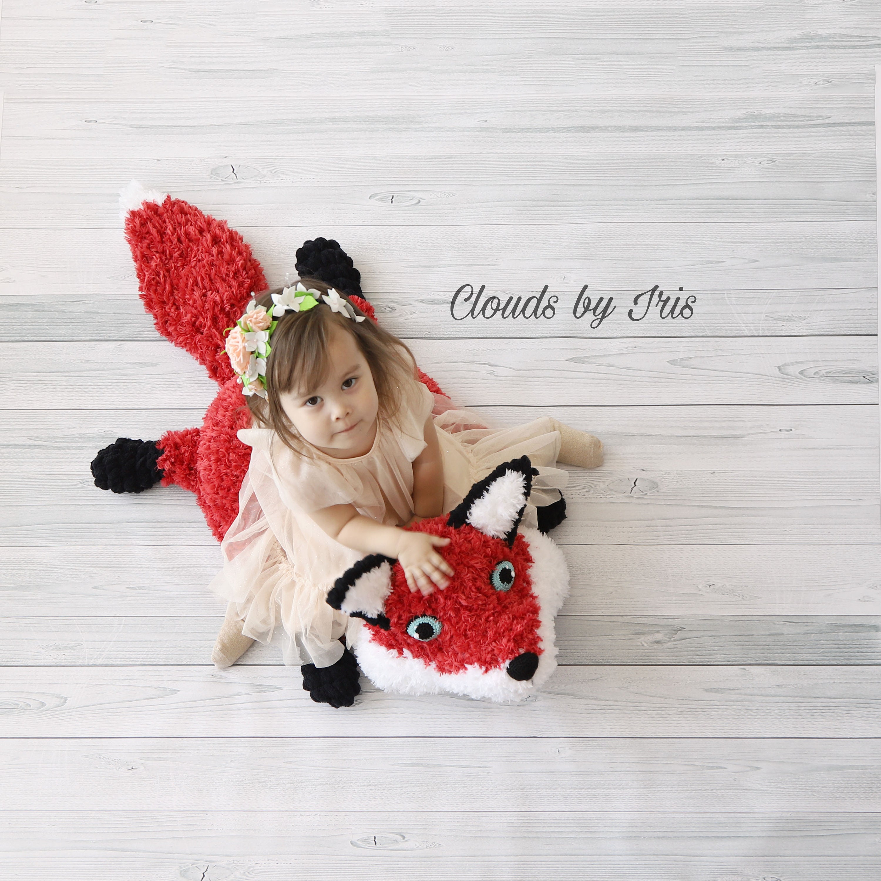 Finger Crochet Fox Pillow PATTERN | PDF FILE | Black Friday - Etsy