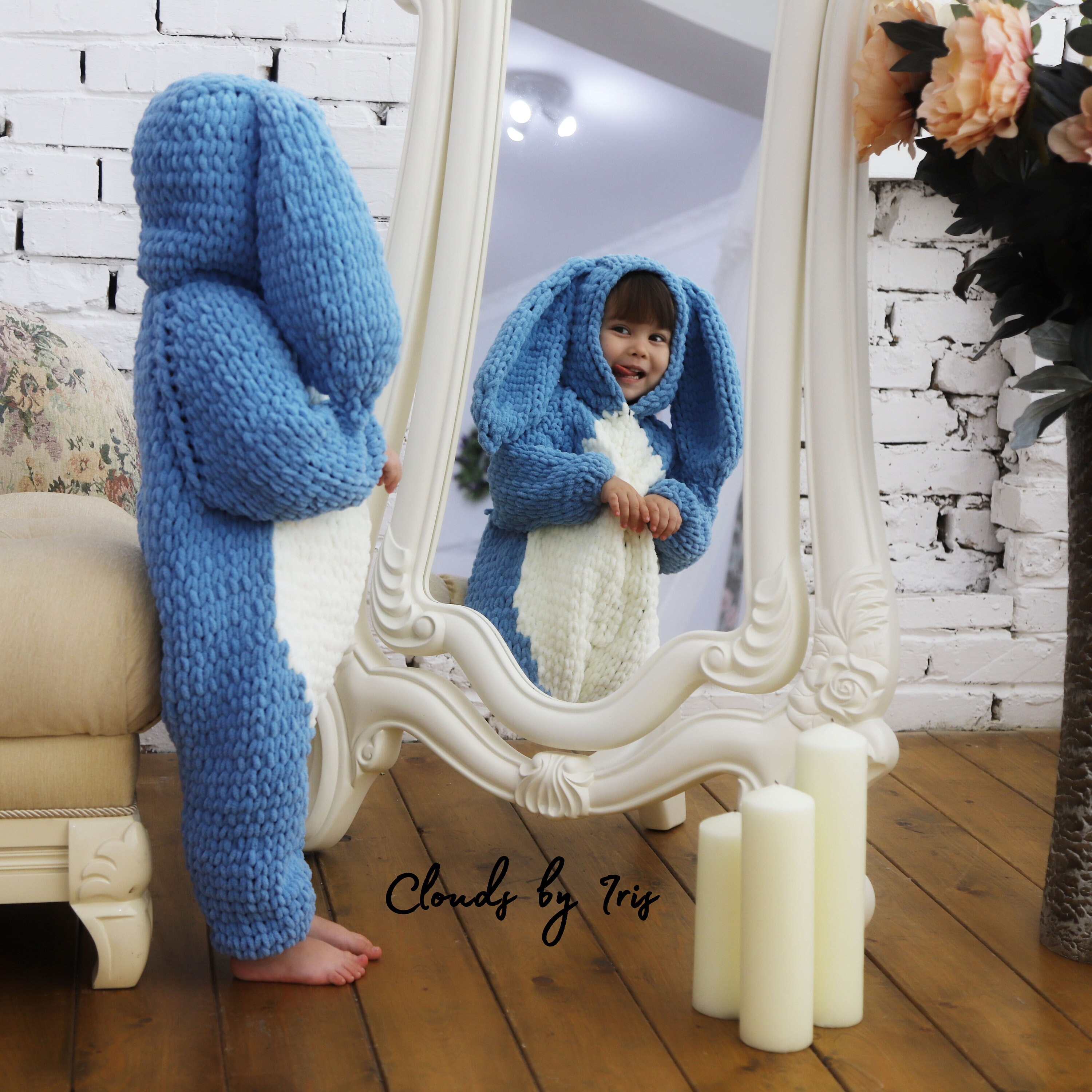 Kigurumi BUNNY Pattern Finger Knitting Pattern PDF | Etsy