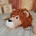 Lion Baby Rug PDF File Finger Crochet Pattern Idea for Gift Lion King ...