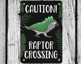 AFRICAN GREY ZONE Sign Xing Gift Novelty Bird Parrot Cage Talking ...