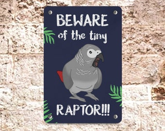 AFRICAN GREY ZONE Sign Xing Gift Novelty Bird Parrot Cage Talking ...