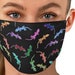Funny Gecko Pattern Mask, Gecko Pattern Face Mask, 0's Style Gecko Mask ...