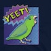 Green Parrotlet Screaming YEET T-shirt, Parrot Lover Tee, Bird Owner ...