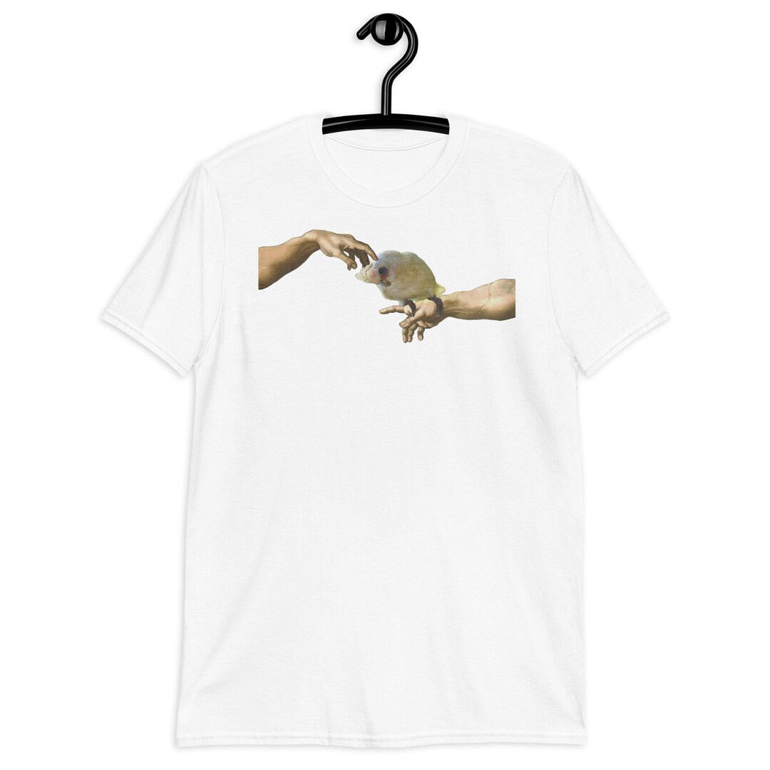 Michelangelo Goffin's Cockatoo T-shirt, Parrot Lover Tee, Funny Bird ...