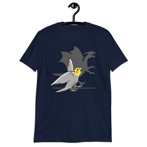 Cockatiel Dragon Shadow T-shirt: Funny Parrot Owner Tee - Etsy