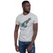 Turquoise Green Cheeked Conure T-rex T-shirt, Funny Parrot Tee, Bird ...