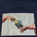 Scritching a Cockatiel Tee Funny Michelangelo Cockatiel | Etsy