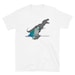 Turquoise Green Cheeked Conure T-rex T-shirt, Funny Parrot Tee, Bird ...