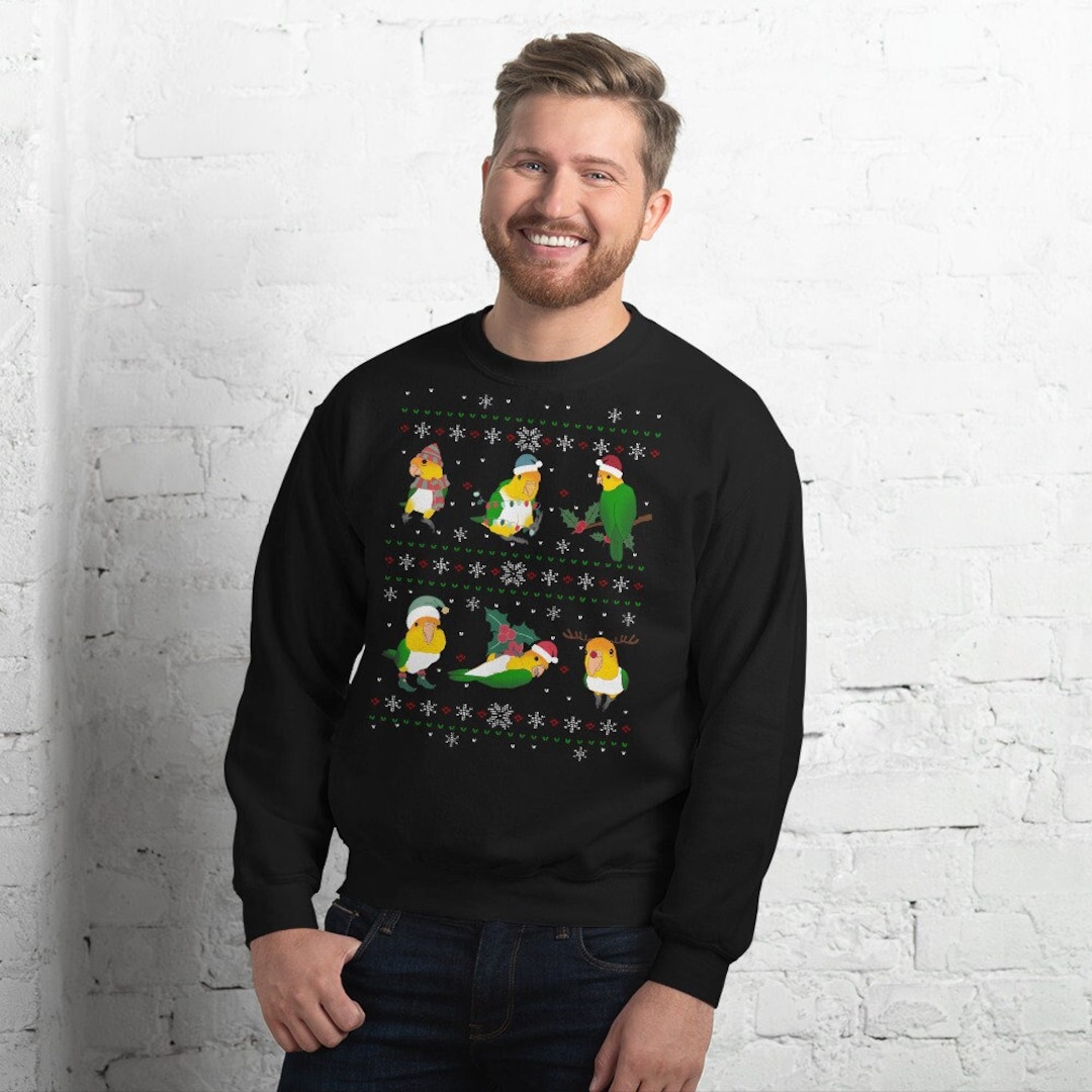 Caique Ugly Christmas Sweatshirt: Birb Meme Parrot Owner Gift - Etsy