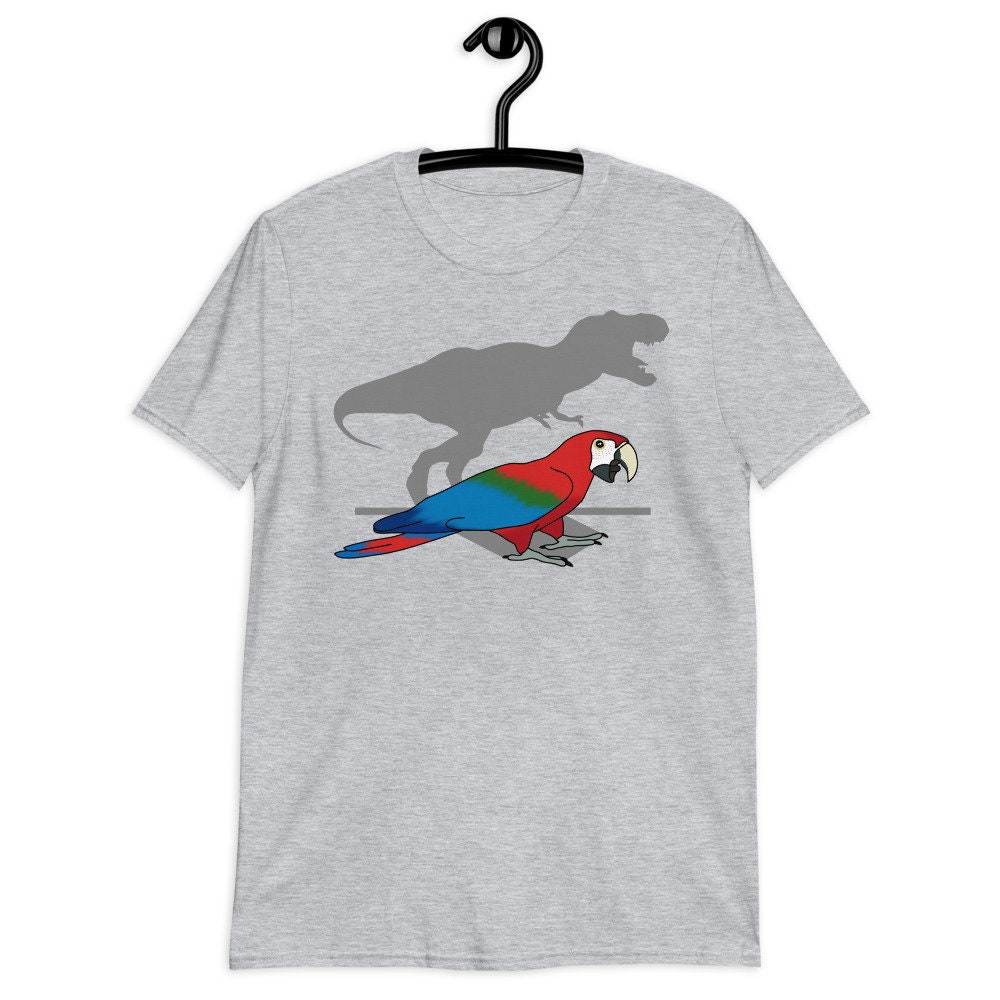 T-rex Green Winged Macaw T-shirt Greenwing Macaw Dinosaur | Etsy